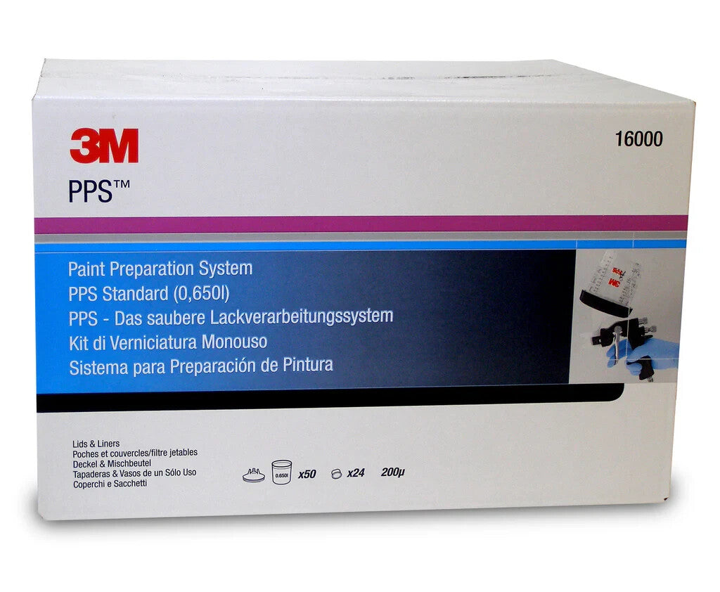 3M 16000 PPS Mixing Pots Paint Preperation System Disposable Spray Pai ...