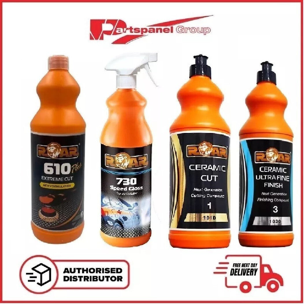ROAR Ceramic Cut 1010, Ultra Fine 1030, Speed Gloss 730, Extreme Cut 6 ...
