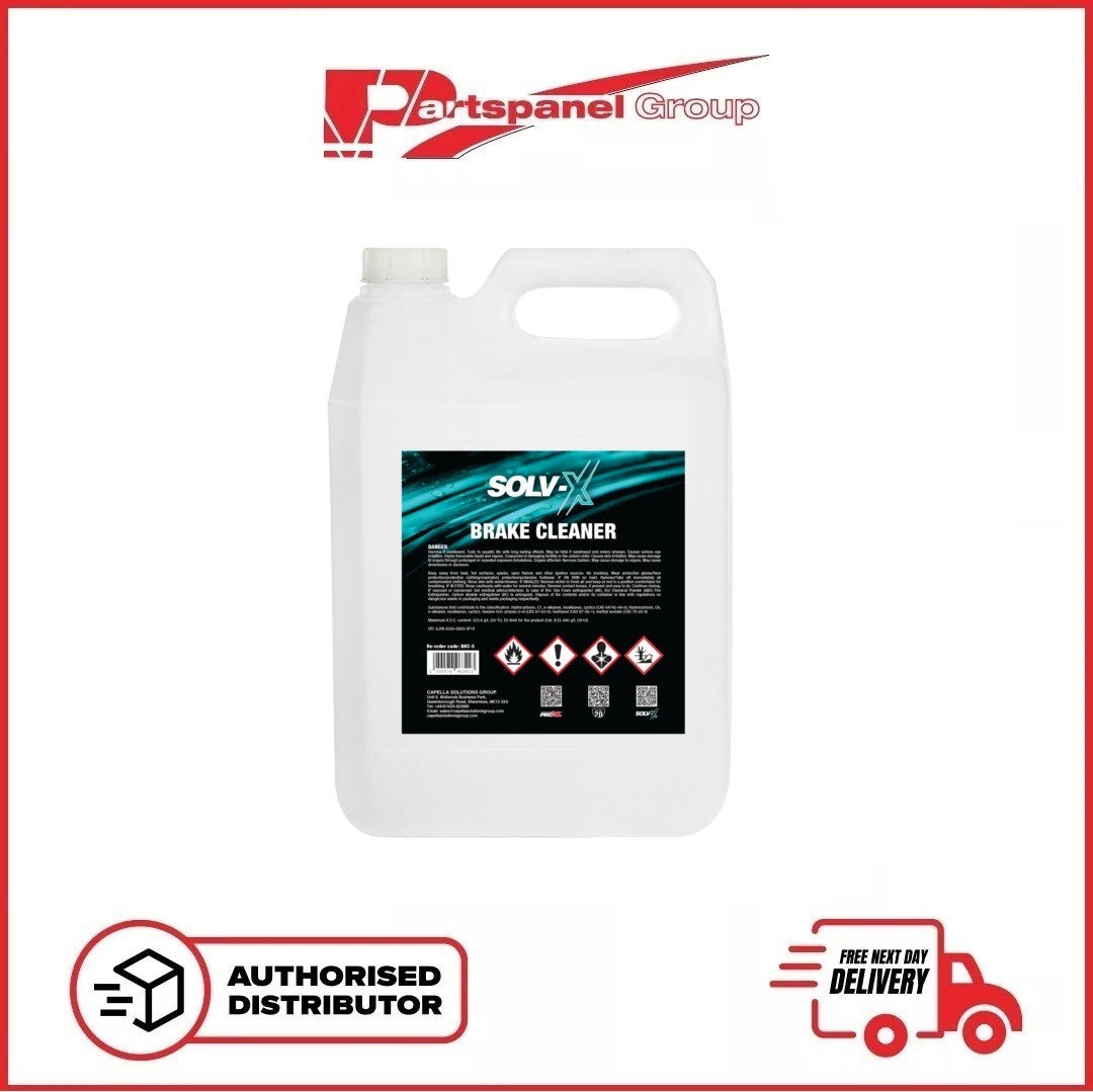 Solv-X Heavy Duty Brake Cleaner 5 Litre Degreaser Fluid — Partspanel ...