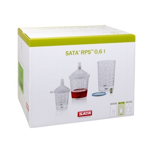SATA RPS Disposable Spray Gun Cups 0.6 Litre – Rapid Prep System – 600 ...