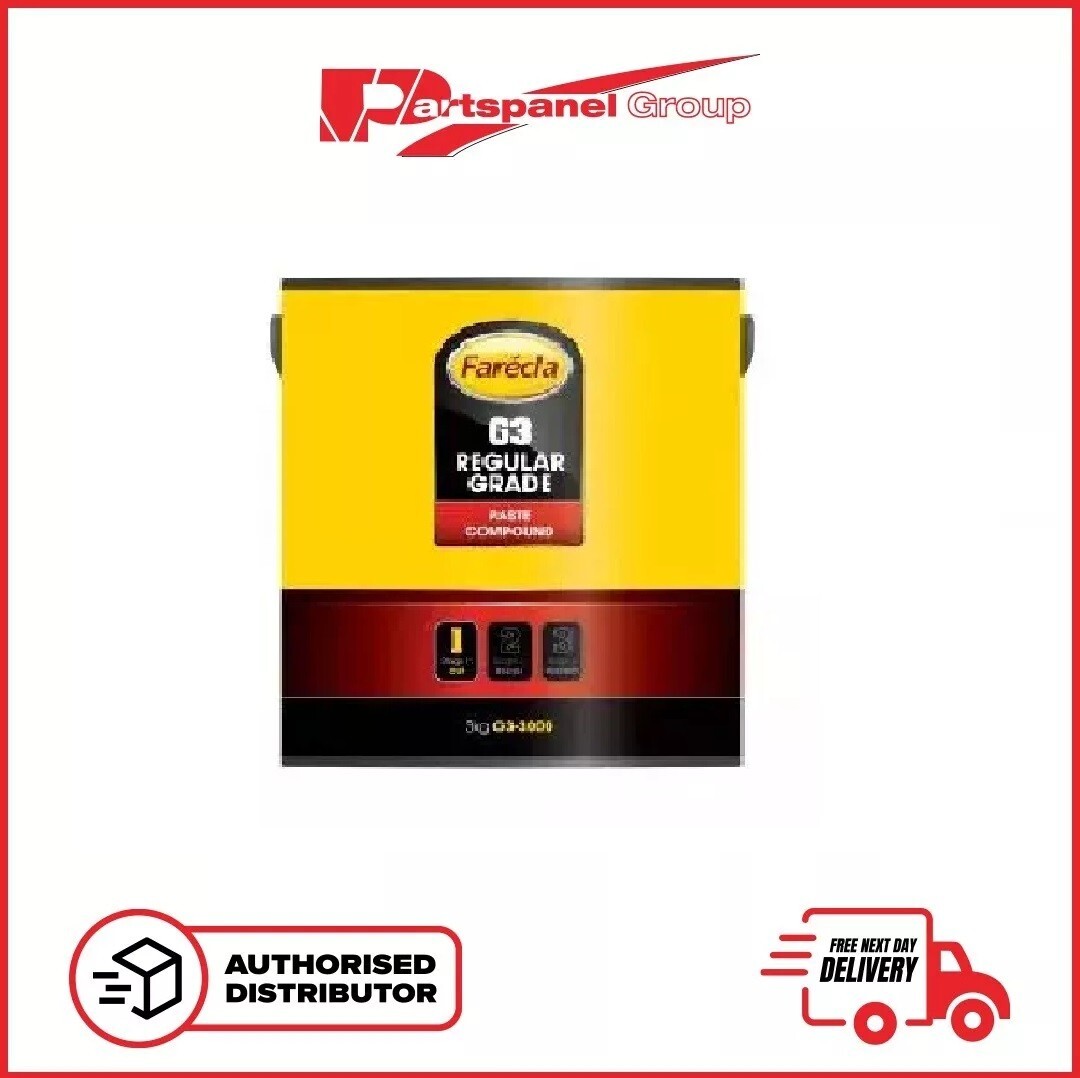 FARECLA G3 REGULAR GRADE PASTE COMPOUND 3KG RUBBING COMPOUND G3-3000 ...
