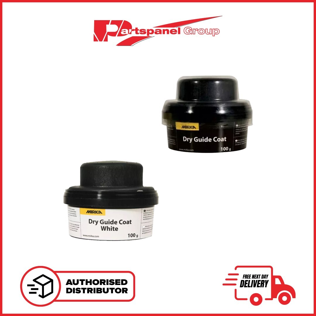 Mirka Black Dry Guide Coat Power & White Dry Coat Powder of 100g ...