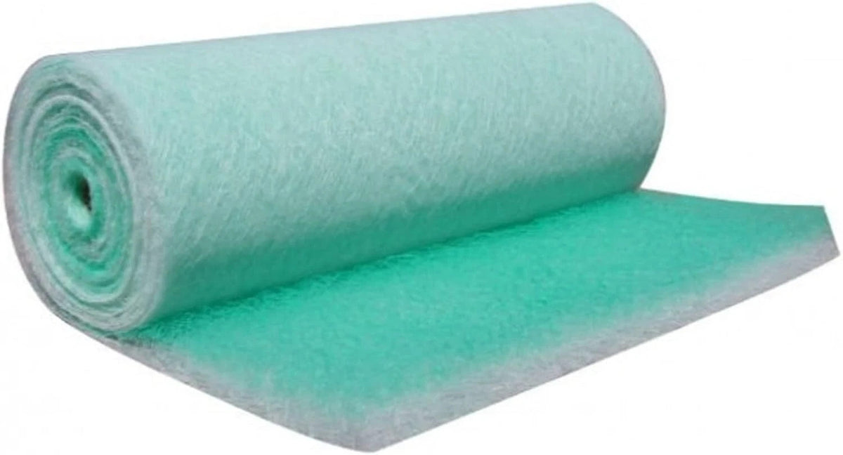 1m x 20m Green Fibreglass Spray Booth Filter Roll 50mm – Air Filtratio ...