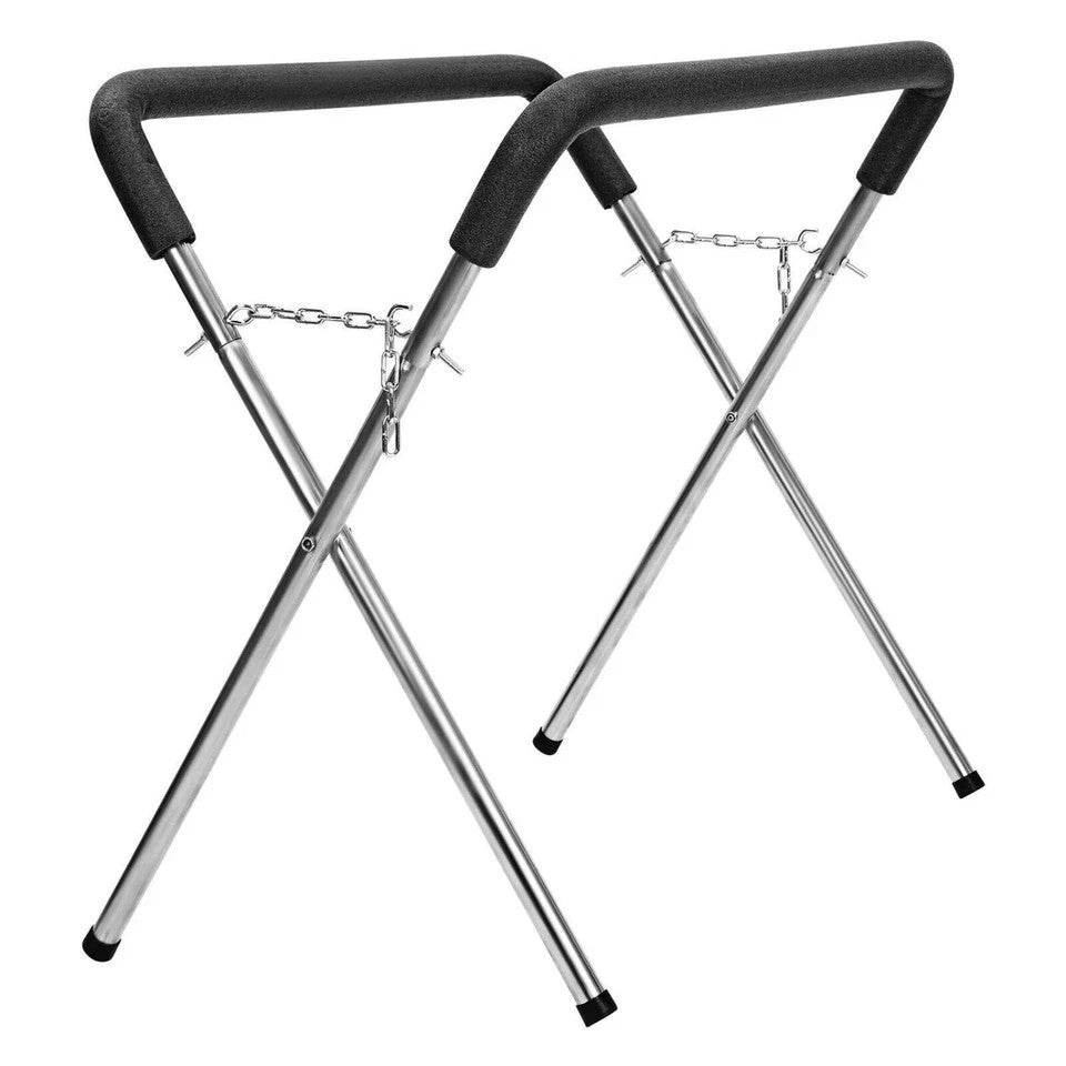 Foldaway Adjustable Body Shop Trestle Table Panel Stand – Bumper Repai ...